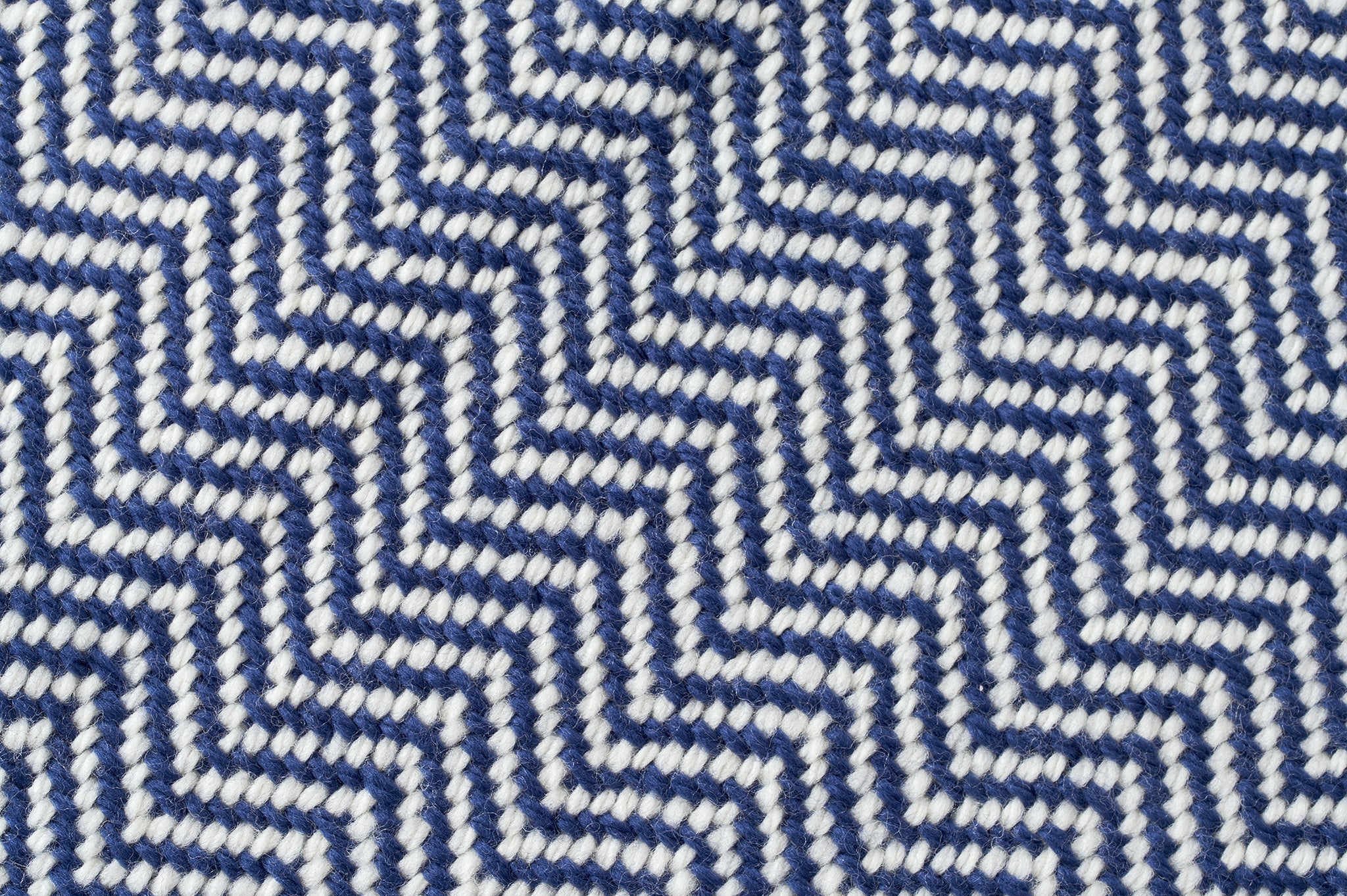 Throw Size Blanket | Chevron Pattern Soft Wool | Made in USA - American ...